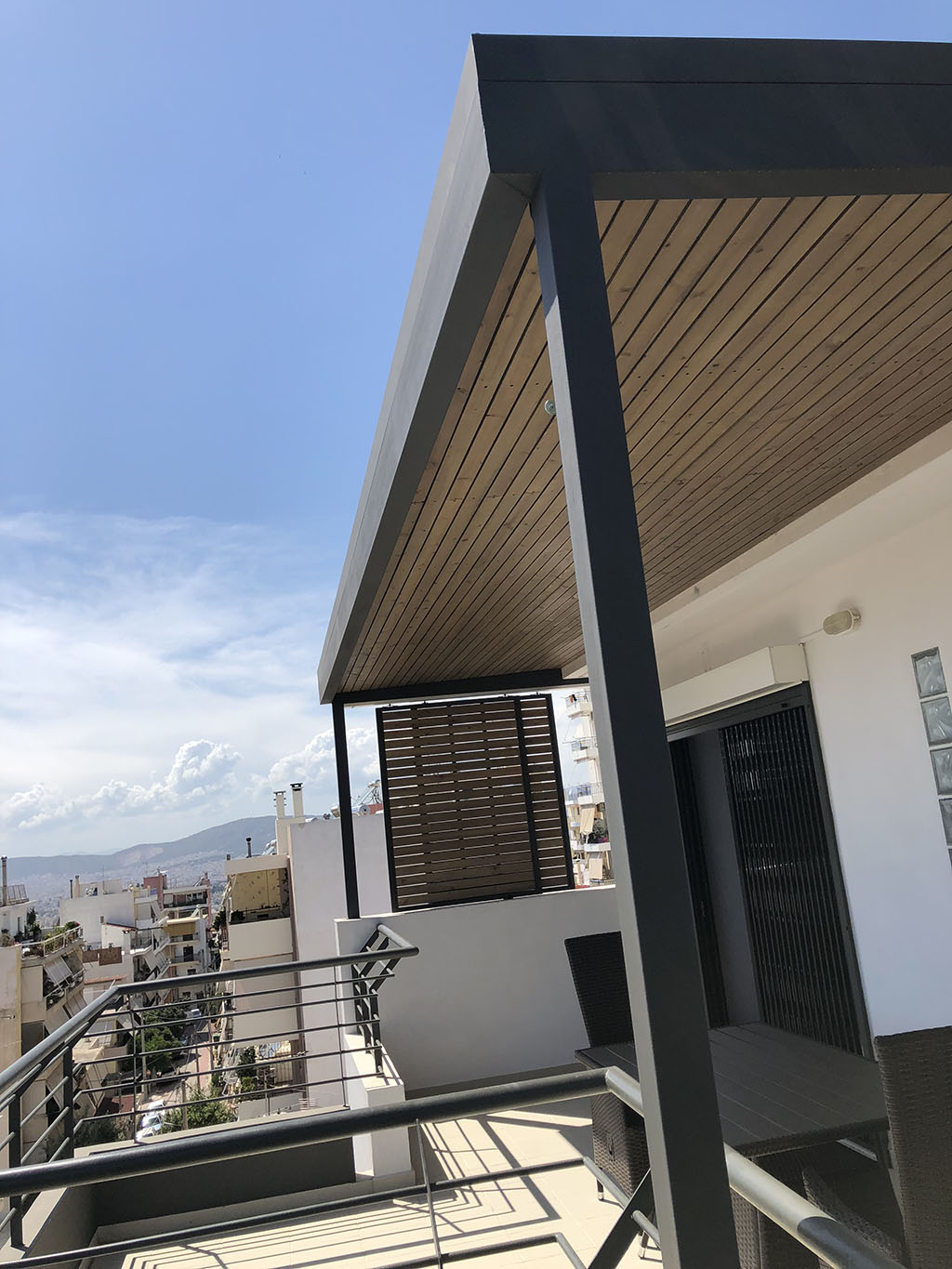 Μεταλλική πέργκολα σε ρετιρέ | Treehouse