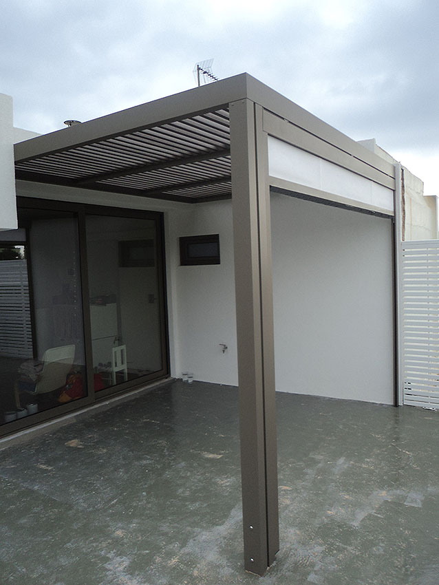 Πέργκολα αλουμινίου σε ταράτσα με WPC | Treehouse